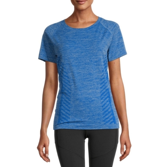 Xersion | Tops | Nwt Xersion Performance Short Sleeve Tee Blue Slim Fit ...